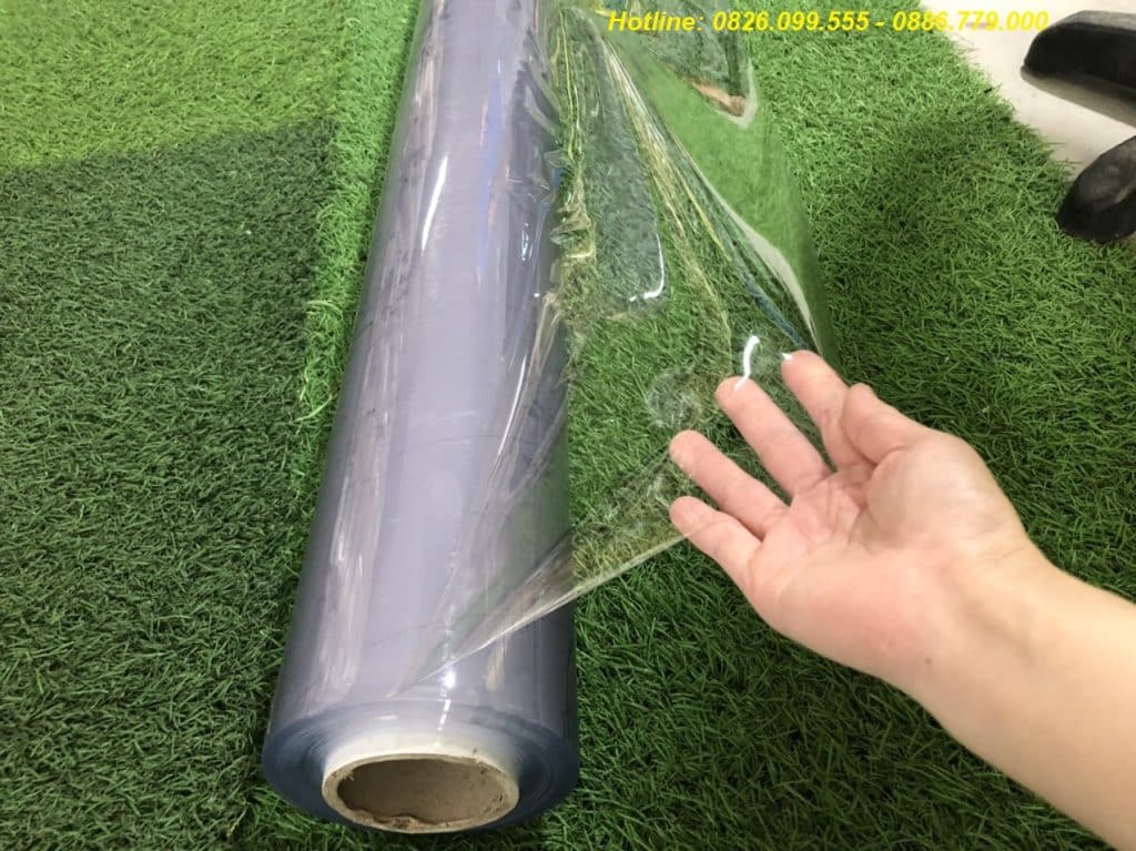 Cuộn nhựa PVC trong suốt mềm dẻo với đặc tính kỹ thuật: có chiều rộng 2 ...